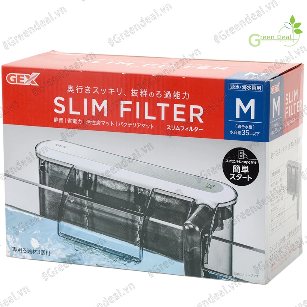 [BH 06 tháng] GEX - Slim Filter M | Máy lọc thác cao cấp cho hồ cá thủy sinh | Shopee Việt Nam