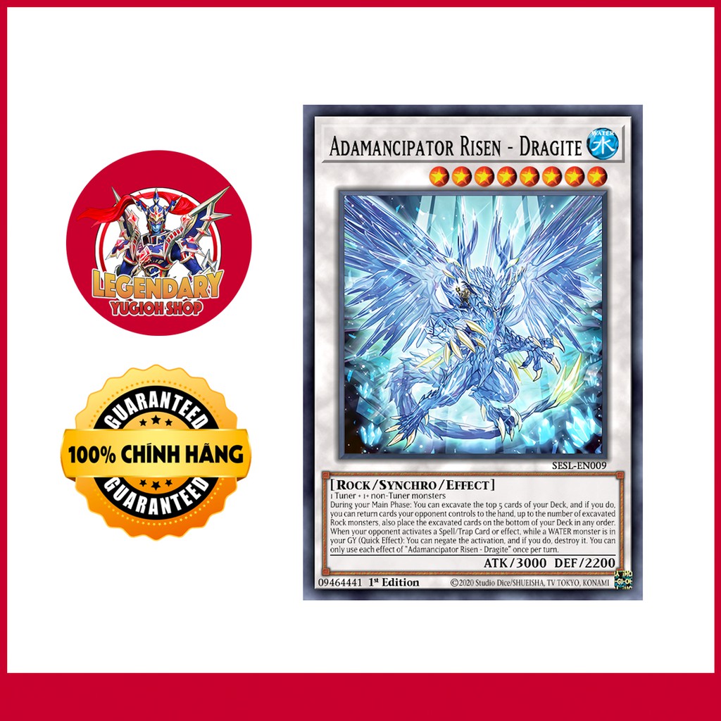 [Thẻ Bài Yugioh Chính Hãng] Adamancipator - Risen Dragite | Shopee Việt Nam