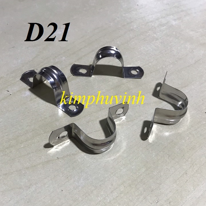 10 Cái - D21 CÙM OMEGA INOX, KẸP GIỮ ỐNG OMEGA INOX | Shopee Việt Nam