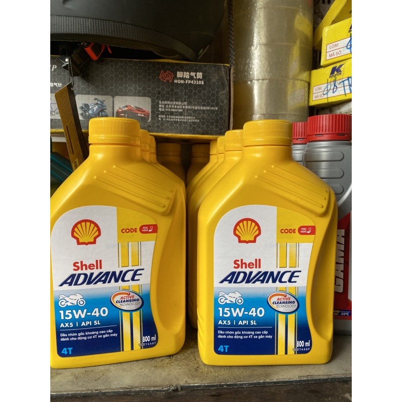 Dầu Shell Advance AX5 15W40 0,8L | Shopee Việt Nam