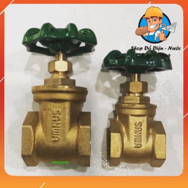 [SIÊU BỀN] Van nước THAU 2 đầu răng ∅21, ∅27 SANWA | Shopee Việt Nam