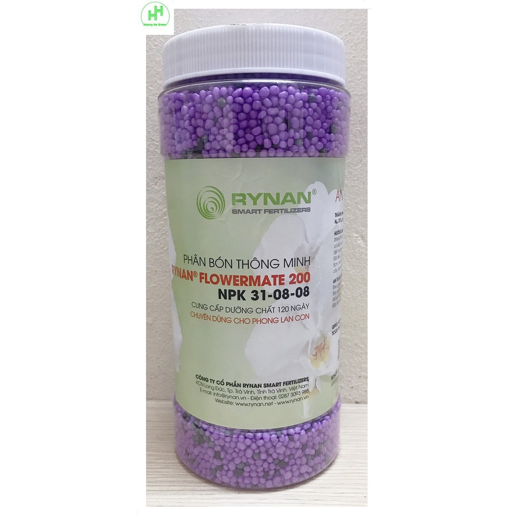 Phân Bón Thông Minh RYNAN FLOWERMATE 200 NPK 31 - 08 - 08 + TE Tan Chậm ...