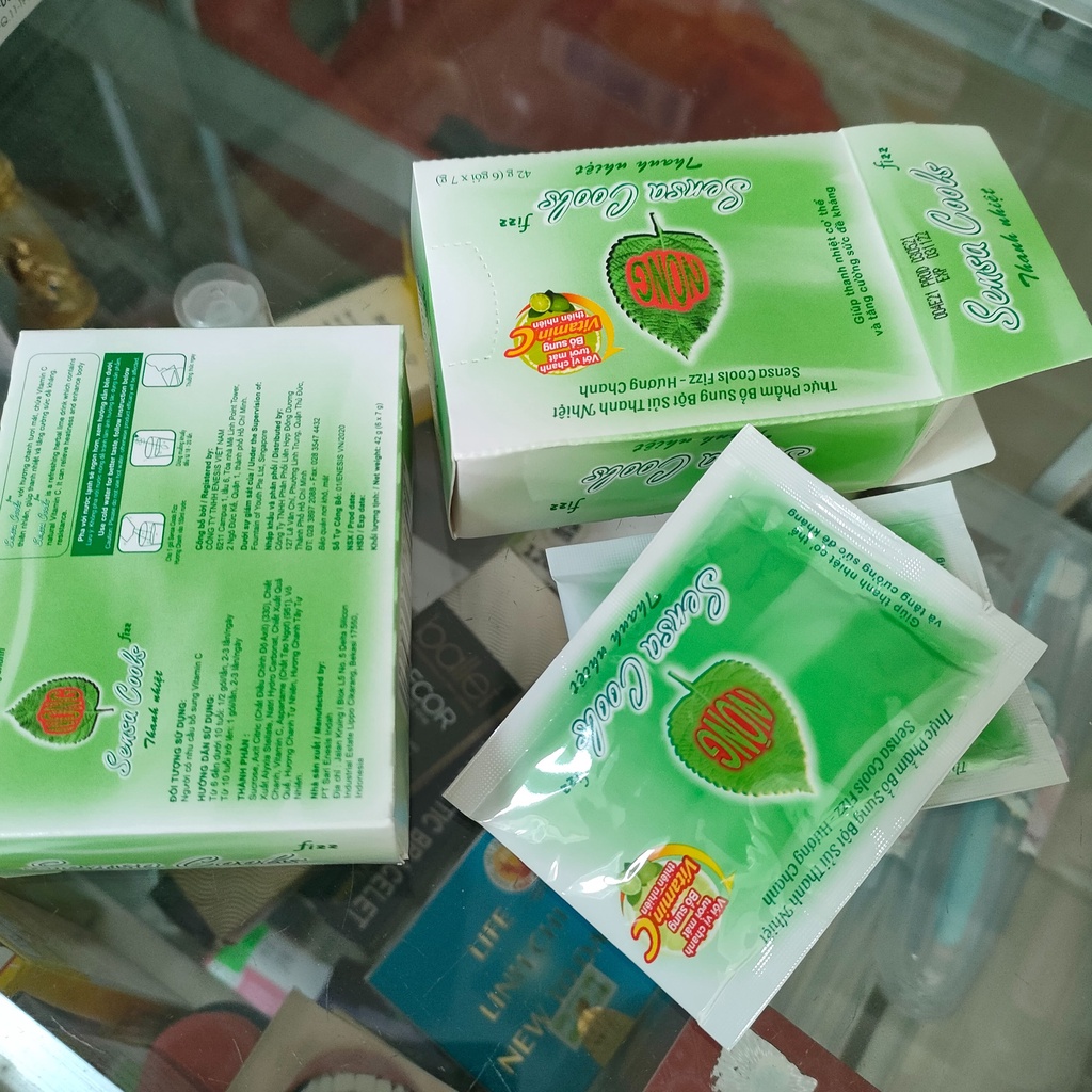 Bột sủi thanh nhiệt Sensa Cools - Bổ sung Vitamin C, giúp thanh nhiệt ...