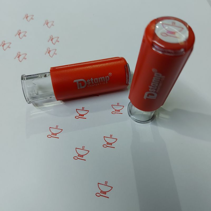 Dấu tích điểm 1cm - TD Stamp T-12 Khắc laser | Shopee Việt Nam