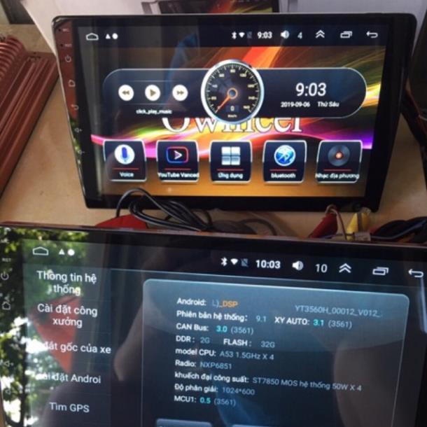 Màn hình android chính hãng Owincer C600 pro 2gb/32gb/DSP/4G 9 inch 10 ...