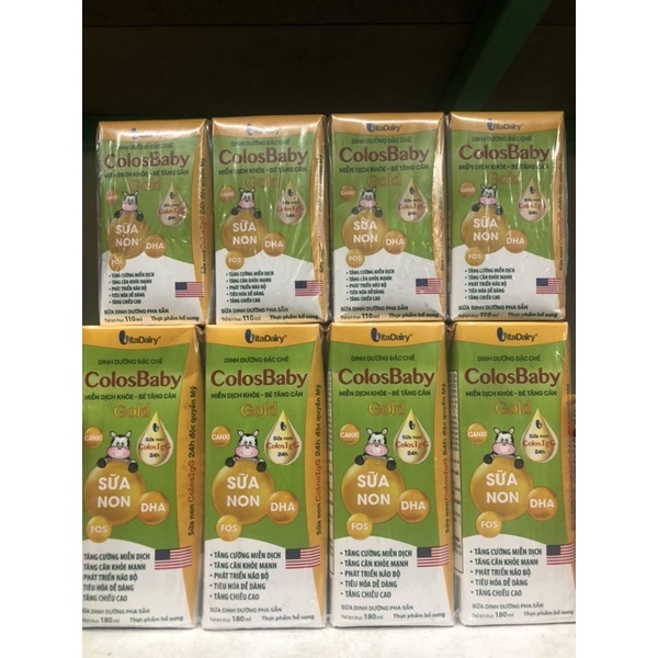 Thùng sữa bột pha sẵn Colosbaby Gold 180ml | Shopee Việt Nam
