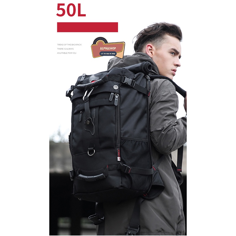 Balo Du Lịch Cao Cấp KaKa - 40L -50L Có Khoá Chống Trộm, Nhiều Ngăn ...