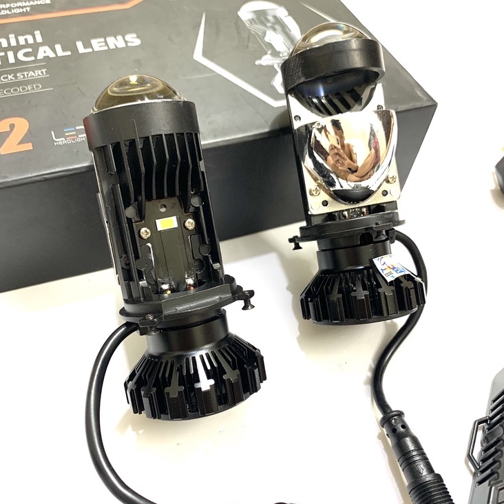 Bi Cầu led Mini T2 Kính Tím - Led Bi Cầu 2022, Chính Hãng, Kính Tím Gắn ...