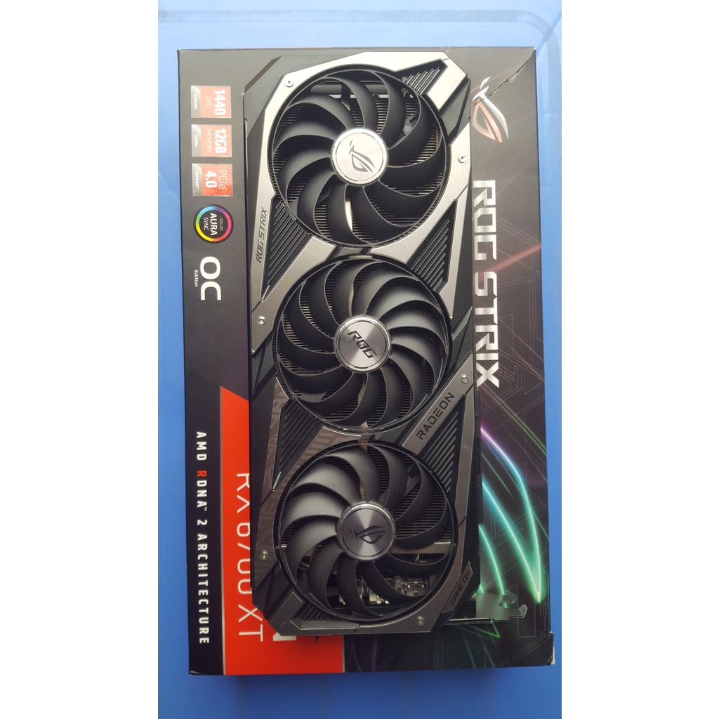 VGA RX 6700XT ASUS ROG Strix Radeon OC Edition 12GB GDDR6 zin fullbox ...