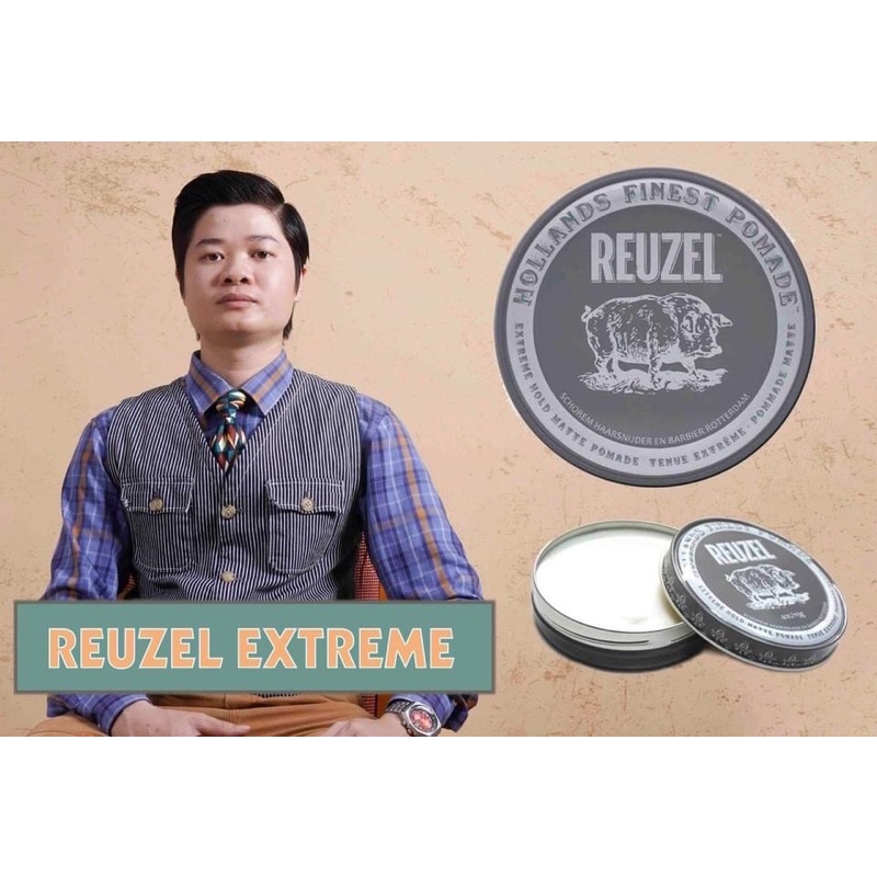 Sáp Reuzel Extreme Hold Pomade | Shopee Việt Nam