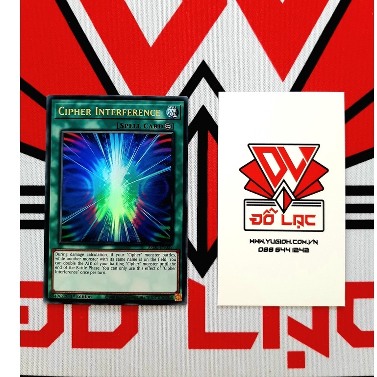 [ Đỗ Lạc Shop ] Thẻ Bài Yugioh Spell Cipher Interference - BROL-EN039 - Ultra | Shopee Việt Nam