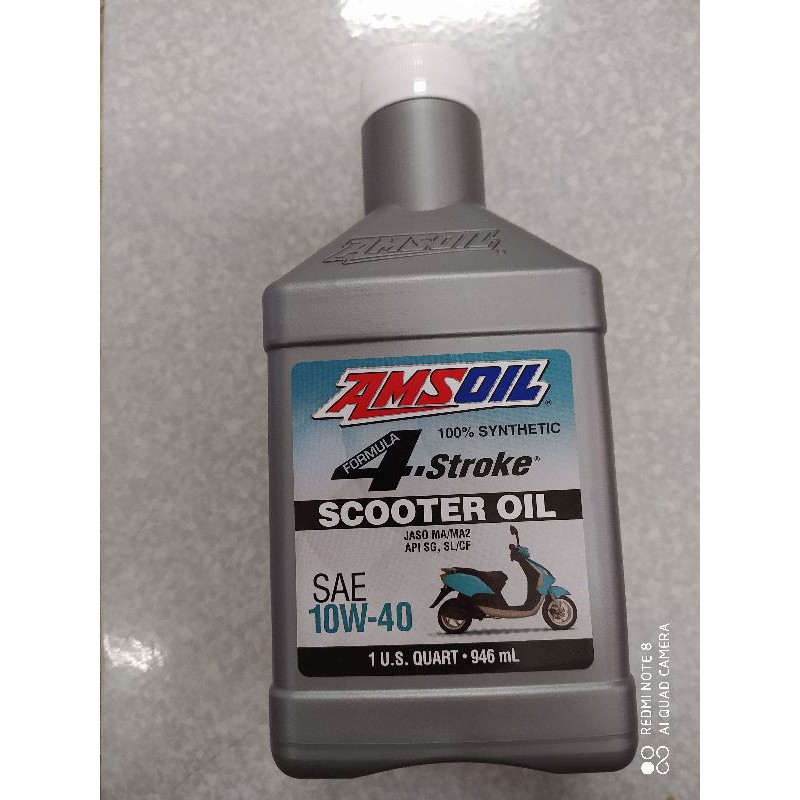 Nhớt Tổng Hợp Xe Tay Ga Amsoil Formula 4-Stroke Scooter Oil 100% ...