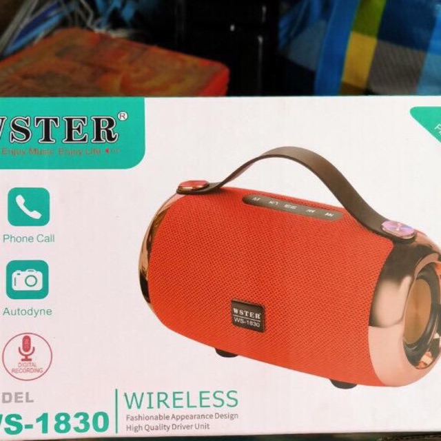Loa Bluetooth cầm tay WS-1830 | Shopee Việt Nam