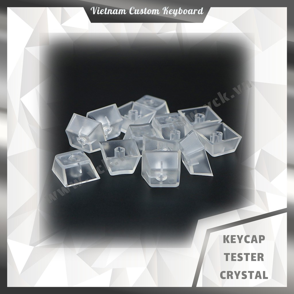 Keycap Tester Crystal | Gắn Switch Tester | Nhựa ABS Trong Suốt Siêu ...