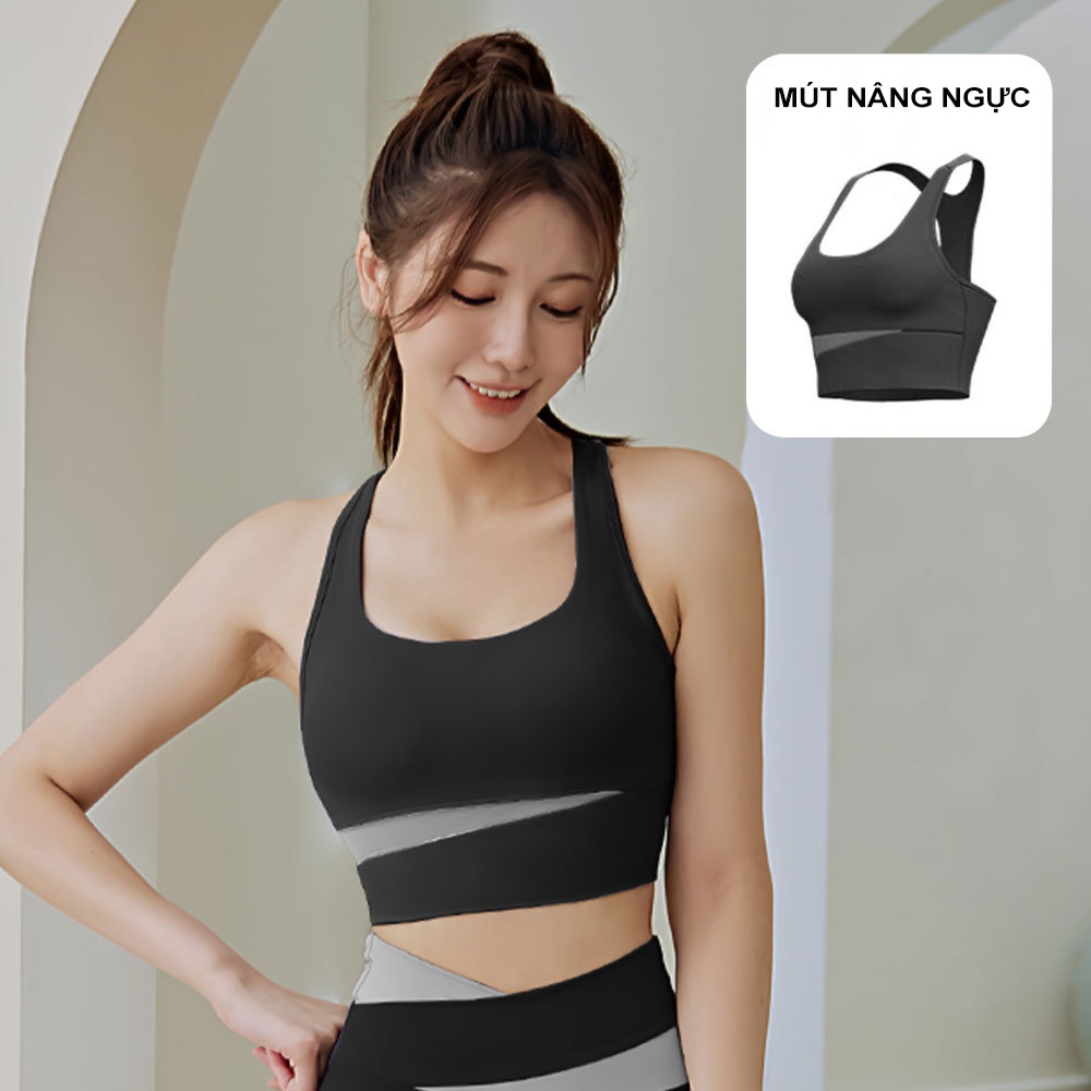 Bộ Quần Áo Tập Gym Yoga Thể Thao Nữ Co Giãn Cao Cấp Thấm Hút Mồ Hôi Có ...