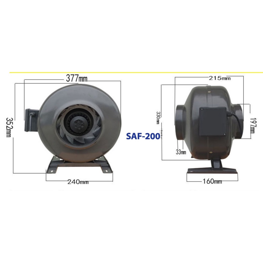 Quạt hút nối ống Superlite Max SAF-200 | Shopee Việt Nam