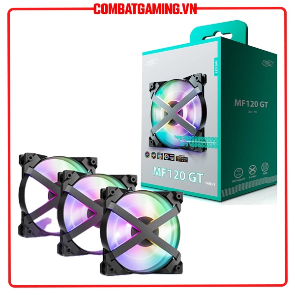 Bộ Quạt Tản Nhiệt - Kit 3 Fan Deepcool MF120 GT Hàng Chính Hãng ...