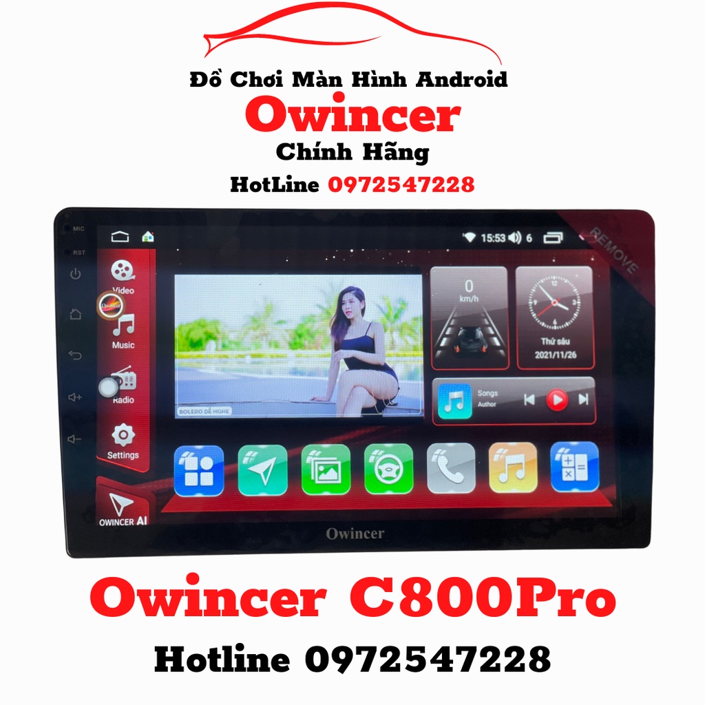 Màn Hình Android Owincer C800Pro Ram 2 | Shopee Việt Nam