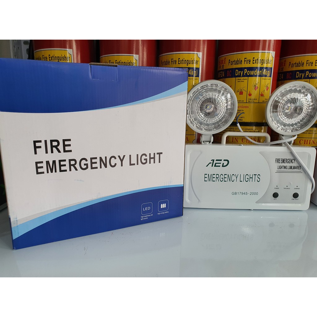 Đèn chiếu sáng sự cố FIRE EMERGENCY LIGHTS AED GB 17945 hàng nhập khẩu ...