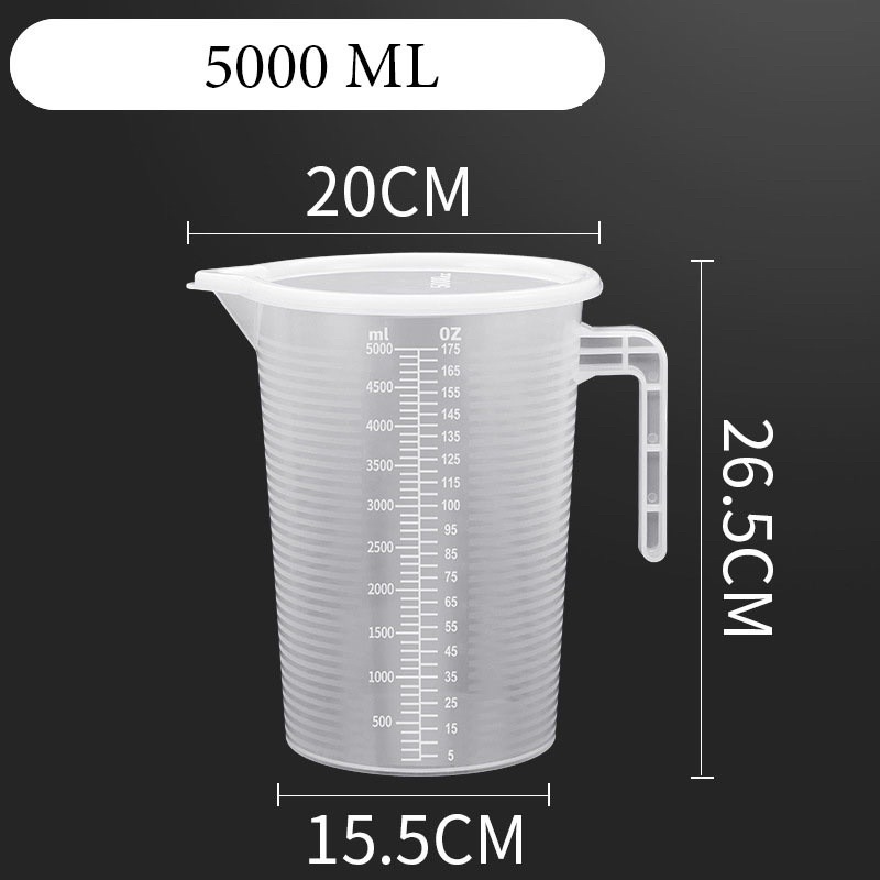 [ 5000ml ] Ca nhựa cao cấp có vạch chia định lượng loại 5L - Nhựa cao ...
