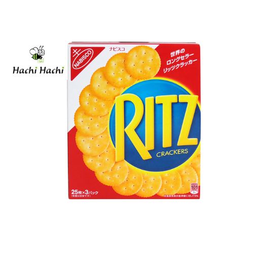 Bánh quy Ritz crackers Mondelez Japan vị bơ mặn (25 cái x 3 gói ...