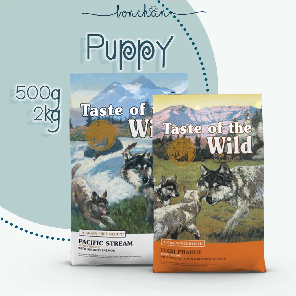 Hạt Taste of the Wild dành cho chó con túi 500g - 2kg | Shopee Việt Nam
