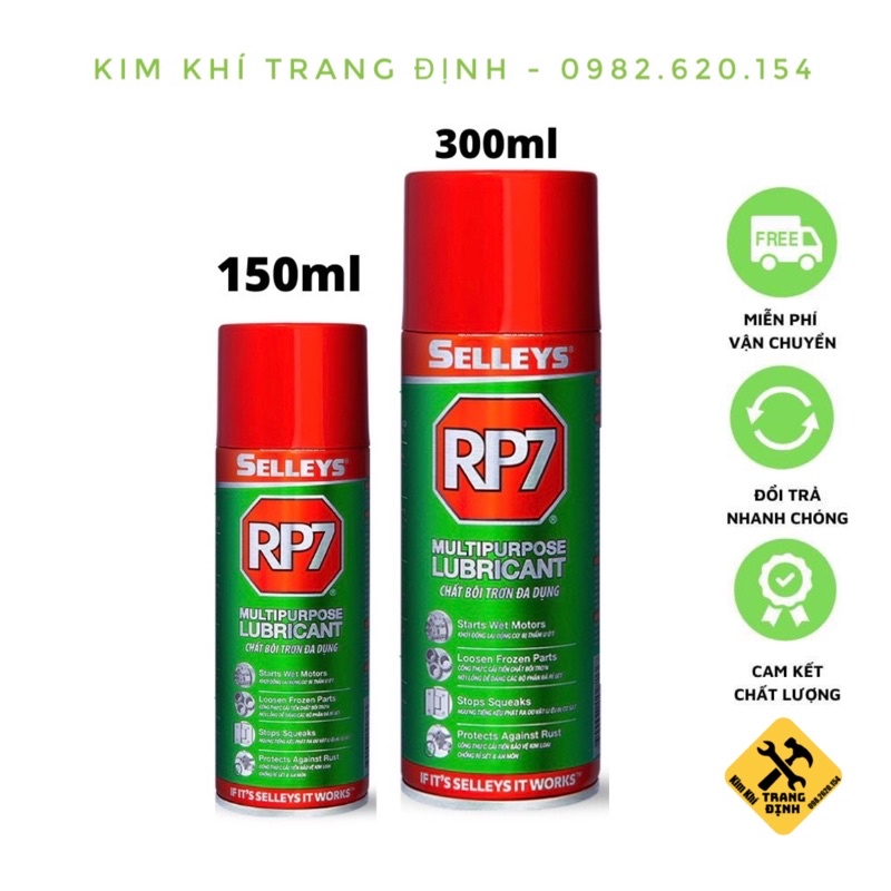 RP7 chai xịt bôi trơn và chống rỉ sét (150g, 300g) | Shopee Việt Nam