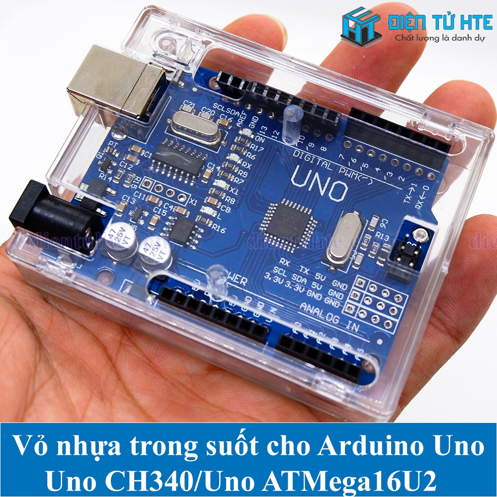 Vỏ hộp bảo vệ Arduino Uno R3 nhựa trong suốt | Shopee Việt Nam