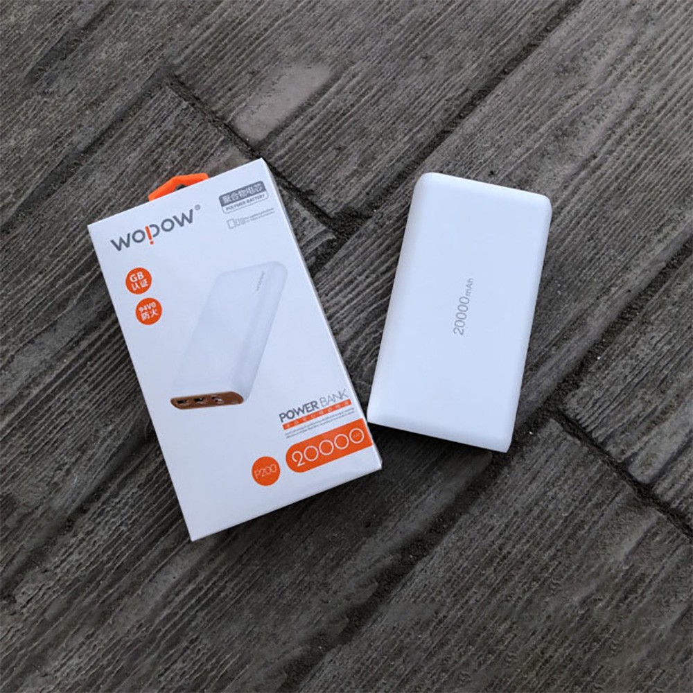 Pin dự phòng chính hãng Wopow P200 20.000mAh | Shopee Việt Nam