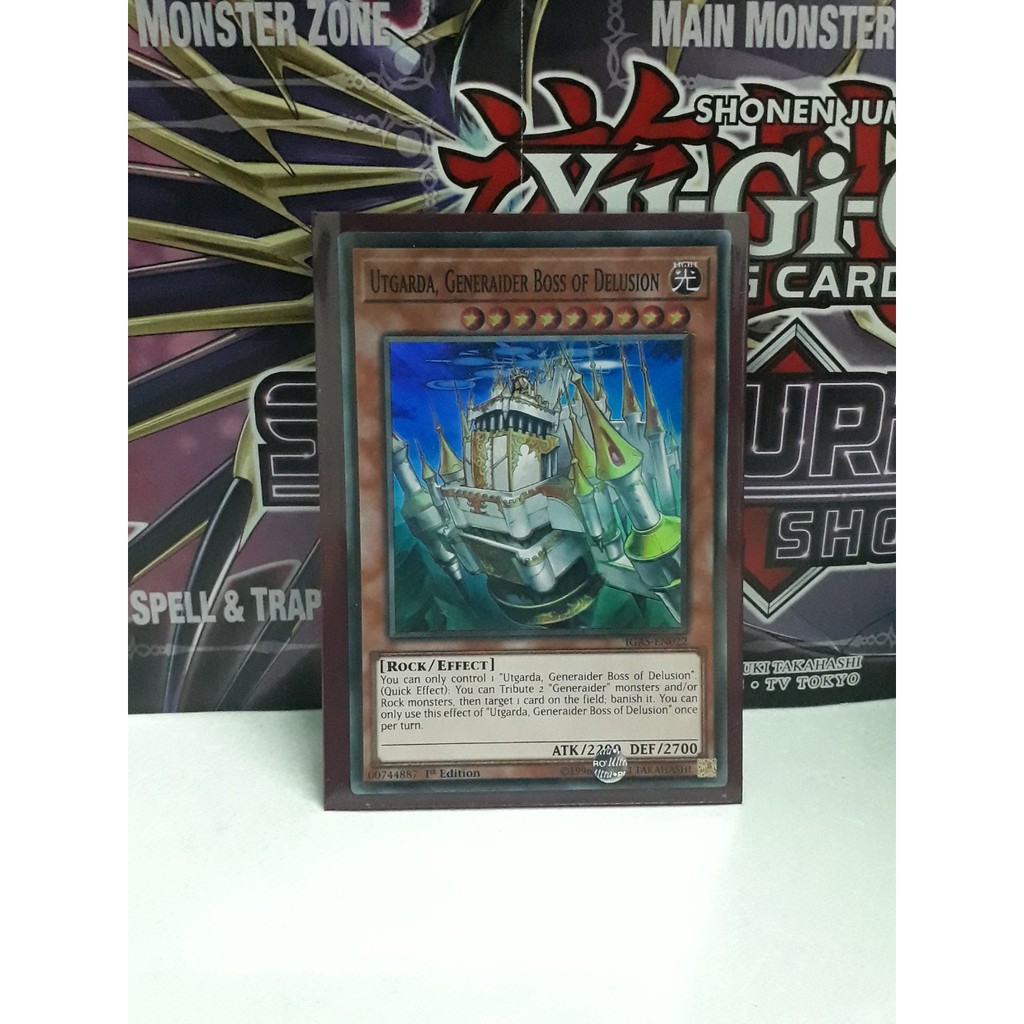 IGAS-EN022 Utgarda, Generaider Boss of Delusion - Super Rare [Hàng ...