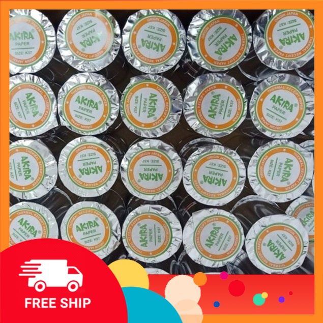 [THÙNG 100 CUỘN]Giấy in hóa đơn, giấy in bill K57/K58 Akira [CHỈ DÙNG ...