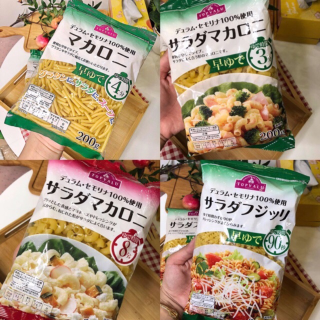 Nui Xoắn /Macaroni/spagheti TopValue Nhật Bản | Shopee Việt Nam