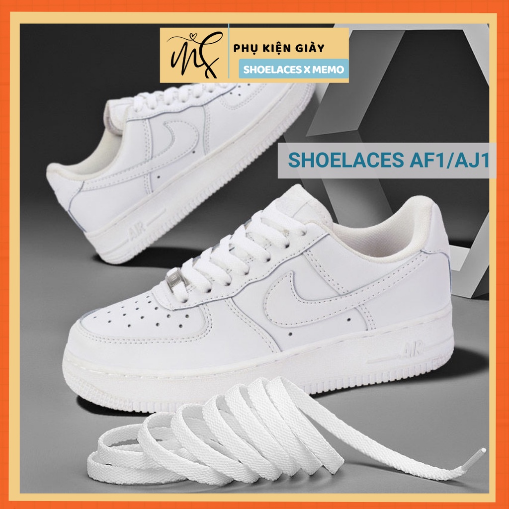 Dây Giày Dẹt Thay Thế Cho AF1 AJ1 Chất Liệu 1 Lớp Phẳng Kèm Phụ Kiện | Shopee Việt Nam