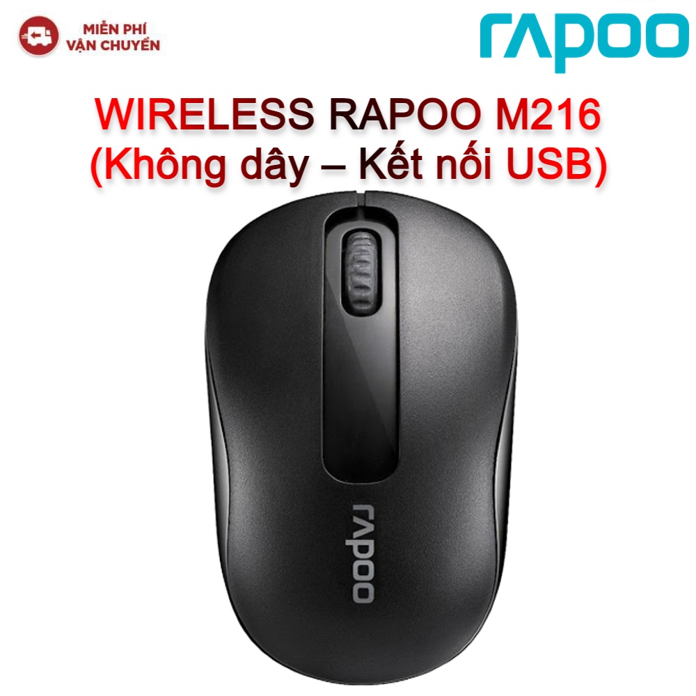 Chuột máy tính Wireless RAPOO M216 (Không dây – Kết nối USB) | Shopee Việt Nam