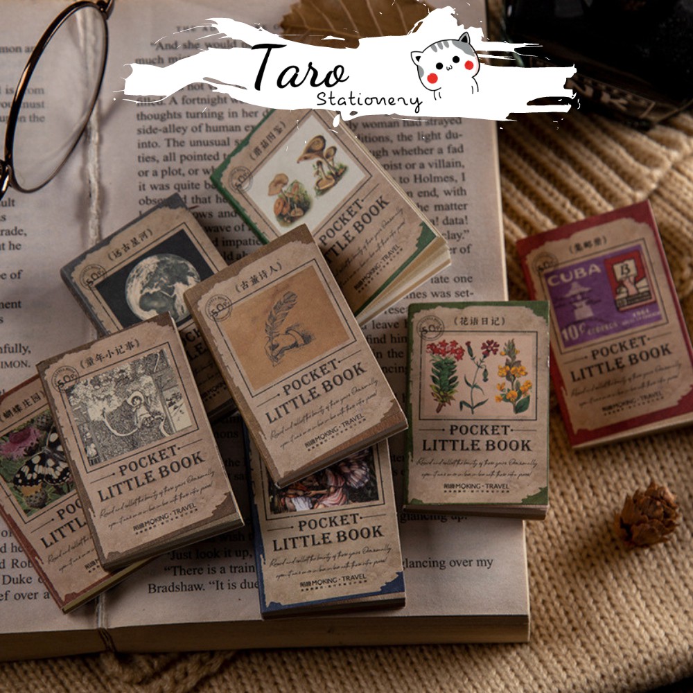 Pocket Little Book - 100 tấm ảnh đóng cuốn nhiều chủ đề Taro Stationery ...