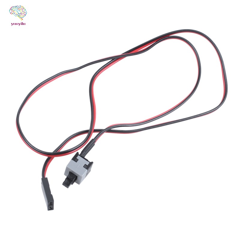 20.5" Long Power Button Switch Cable for PC Switches Reset Computer ...