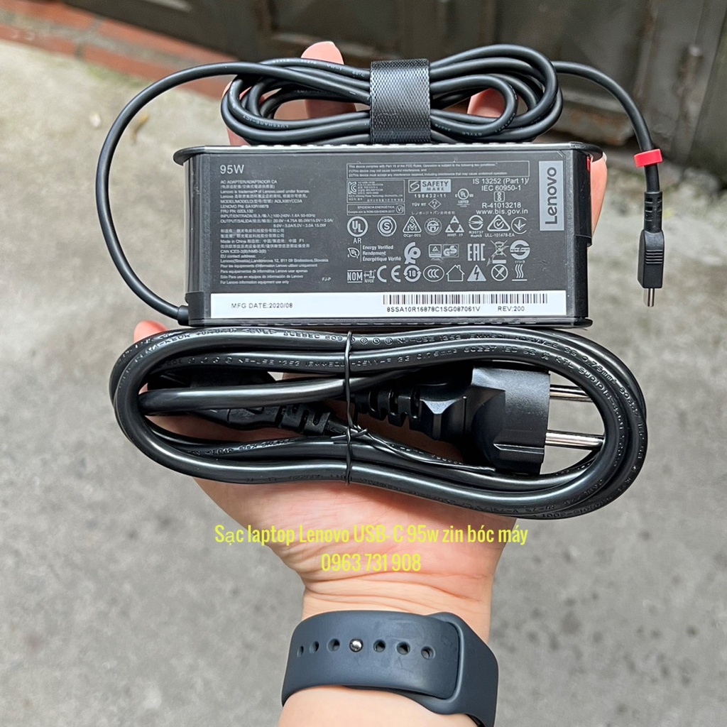 Adapter sạc zin laptop Lenovo T470S T480S Y9000X 95W USB Type C ...