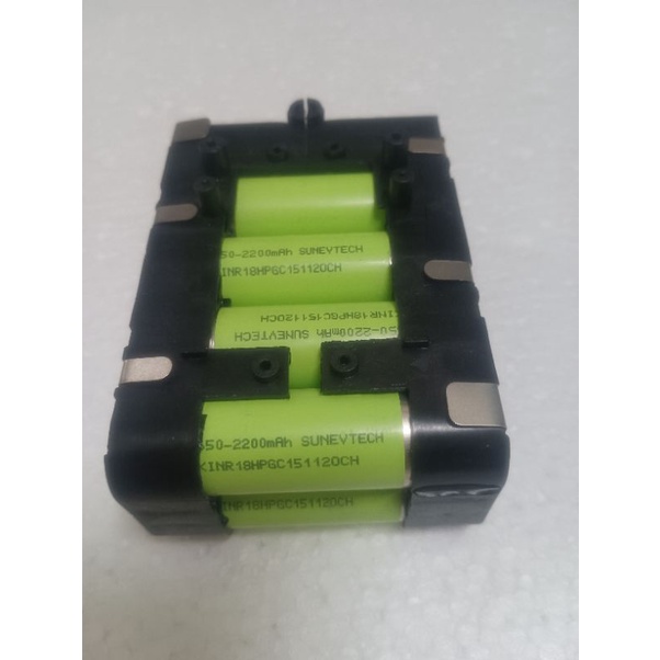 Khối pin 5s 2p 10cell Sunevtech dung lượng 4400mah xả 40A, có báo pin ...