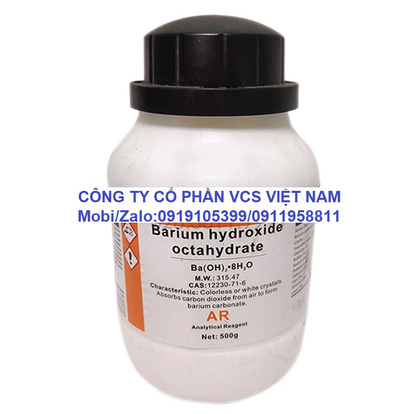 Hóa chất thí nghiệm Barium hydroxide octahydrate | Shopee Việt Nam