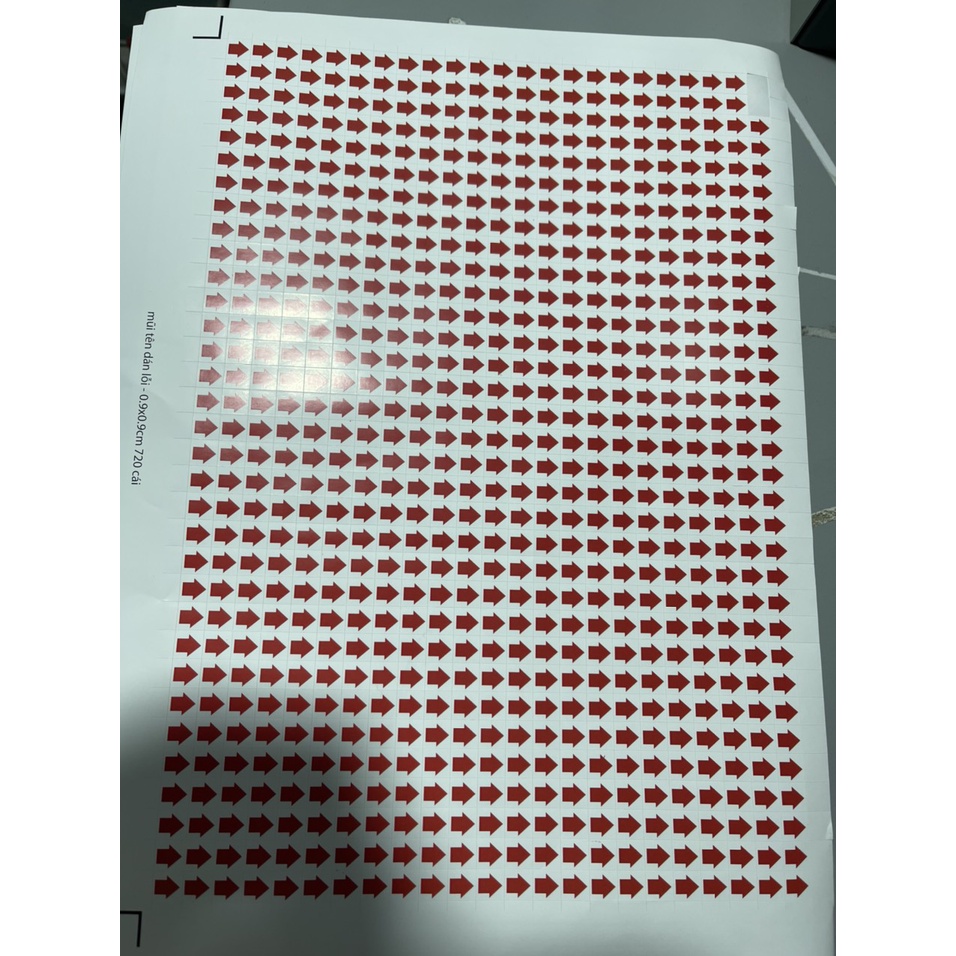 (Có sẵn) 750 tem mũi tên sticker dán lỗi SP 9x9mm CHICHITA | Shopee ...