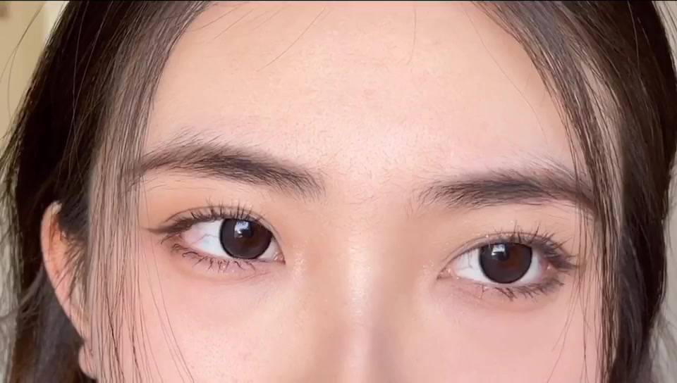 Set 2 Kính Áp Tròng Màu Đen contact lenses 0 ~ - 8.00 black len 14.2mm ...