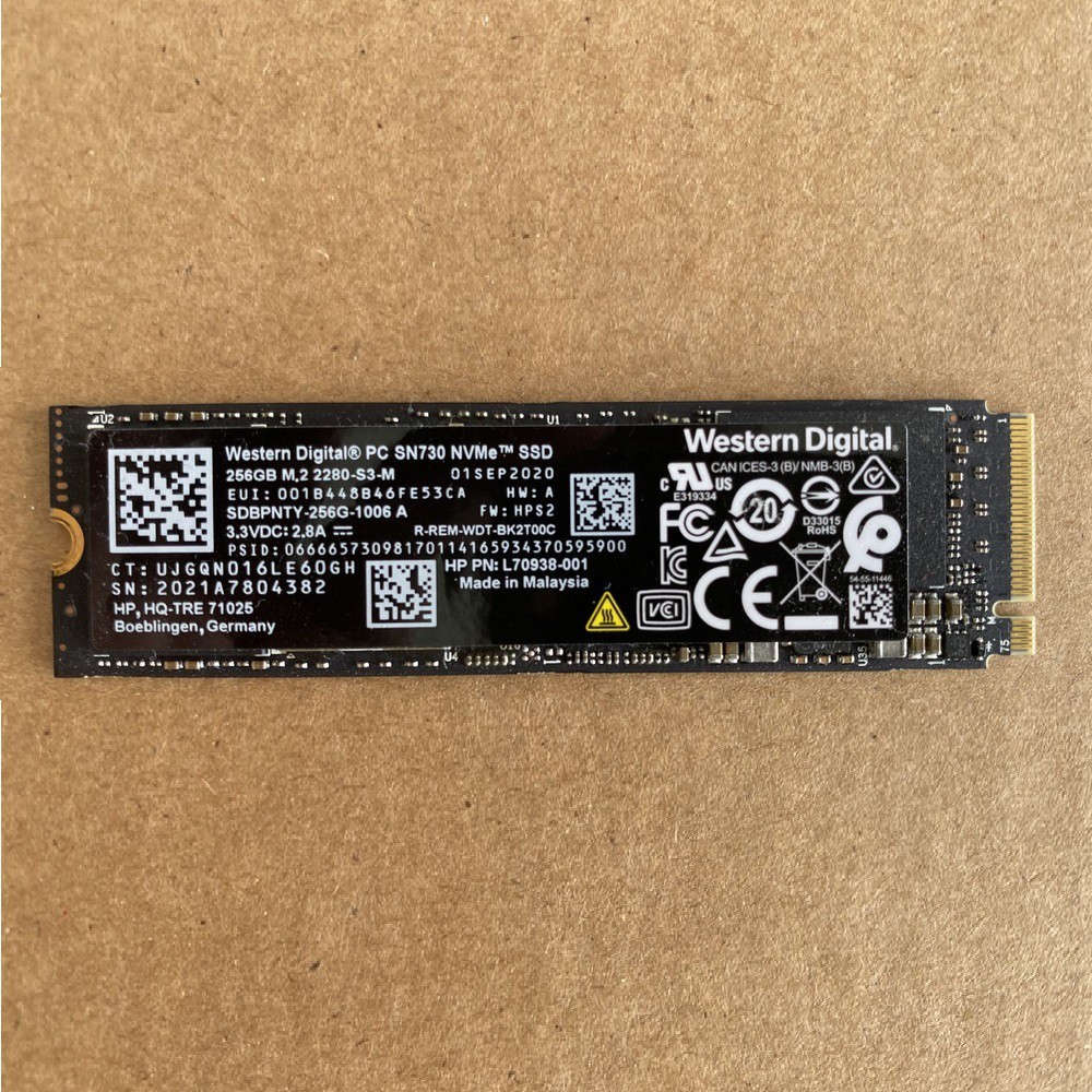 Bộ nhớ SSD WD SN730 256GB NVMe (M.2/PCIe - Chuẩn 2280) | Shopee Việt Nam