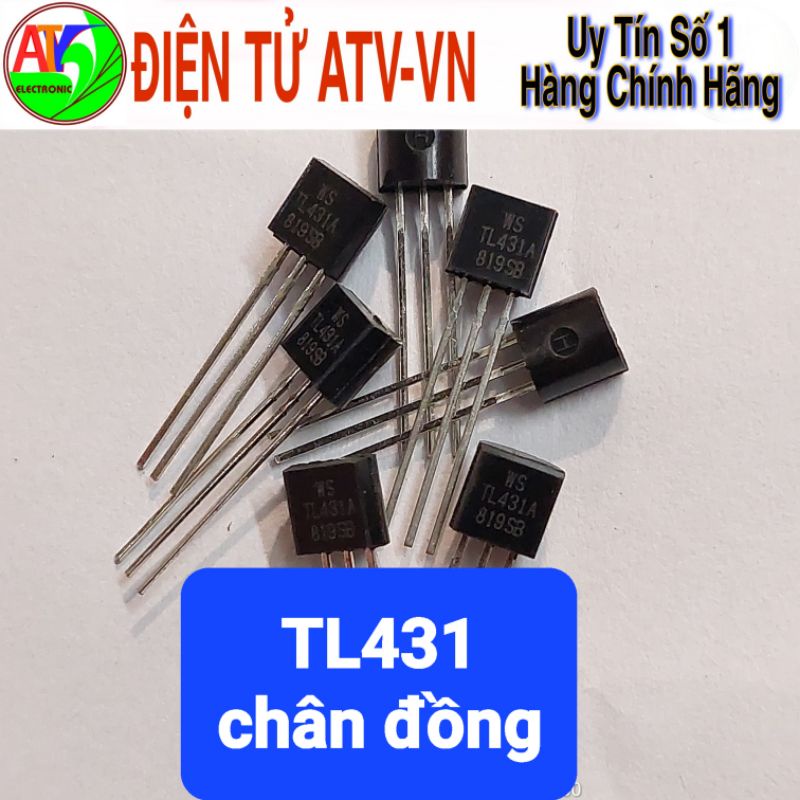 5cái TL431 250mA 2.5V Vref chính hãng | Shopee Việt Nam
