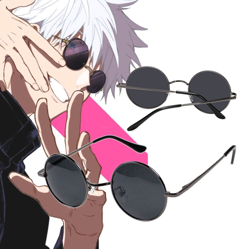 Kính Mát cosplay Gojo Satoru Màu Đen hoá trang nhân vật Jujutsu Kaisen ...