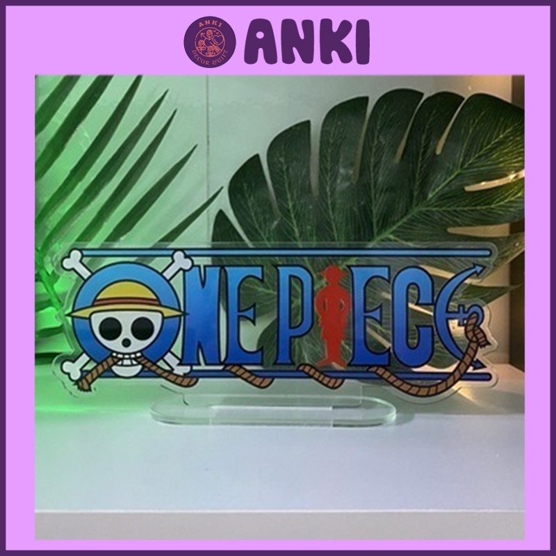 Standee logo ONEPIECE, mô hình logo 2D, standee mica để sưu tập, làm ...