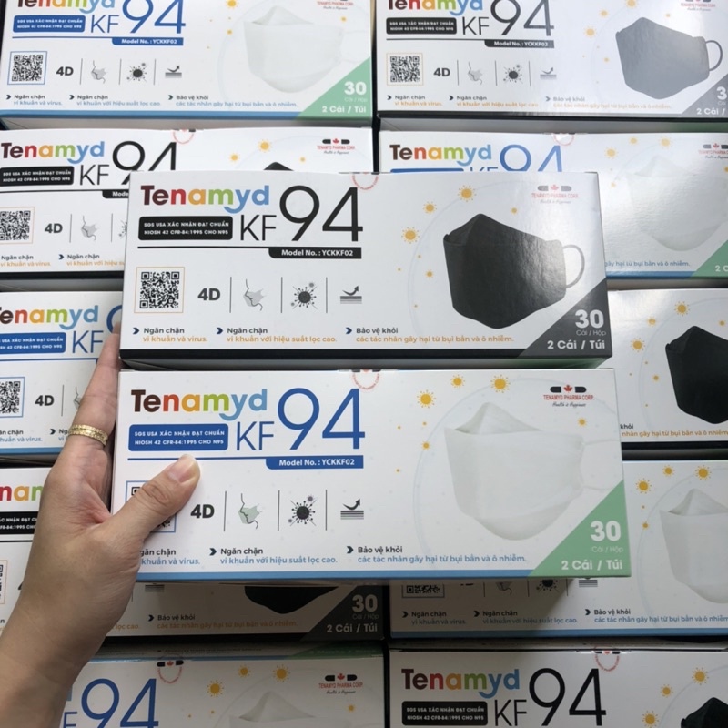[TENAMYD KF94] Hộp 30 khẩu trang Tenamyd N95 | Shopee Việt Nam