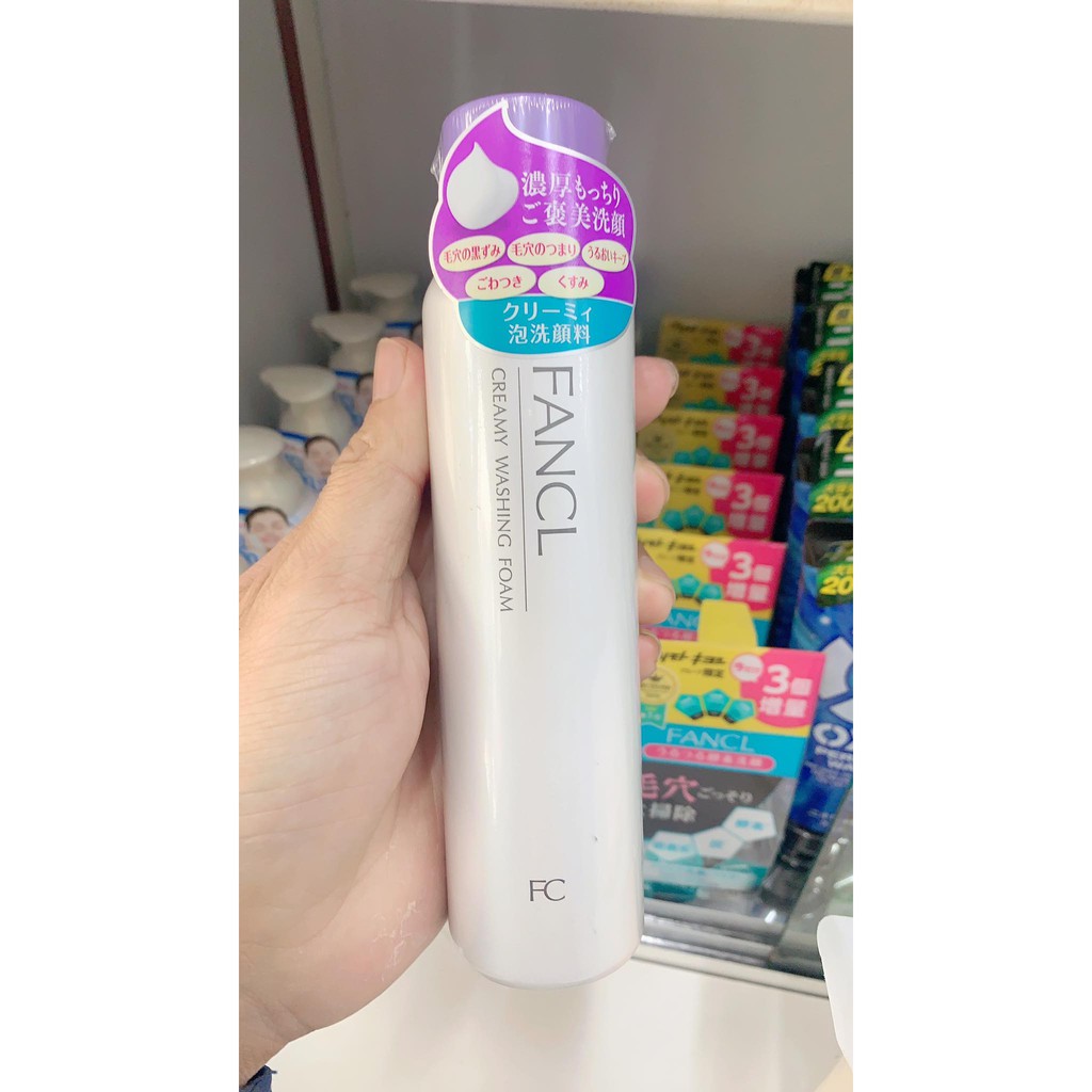 Bọt rửa mặt Fancl Creamy Washing Foam 120g - Nhật bản | Shopee Việt Nam
