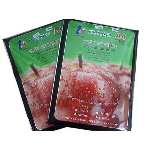 Giấy in ảnh Kim Mai A4 - Định lượng 115g,135g, 160g, 200g.220g,300g | Shopee Việt Nam