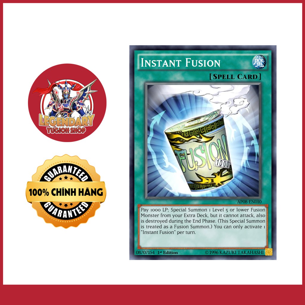 [Thẻ Bài Yugioh Chính Hãng] Instant Fusion | Shopee Việt Nam