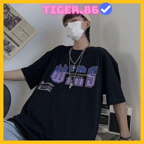 Áo thun tay lỡ form rộng unisex Tiger.86 AFR145 | Shopee Việt Nam